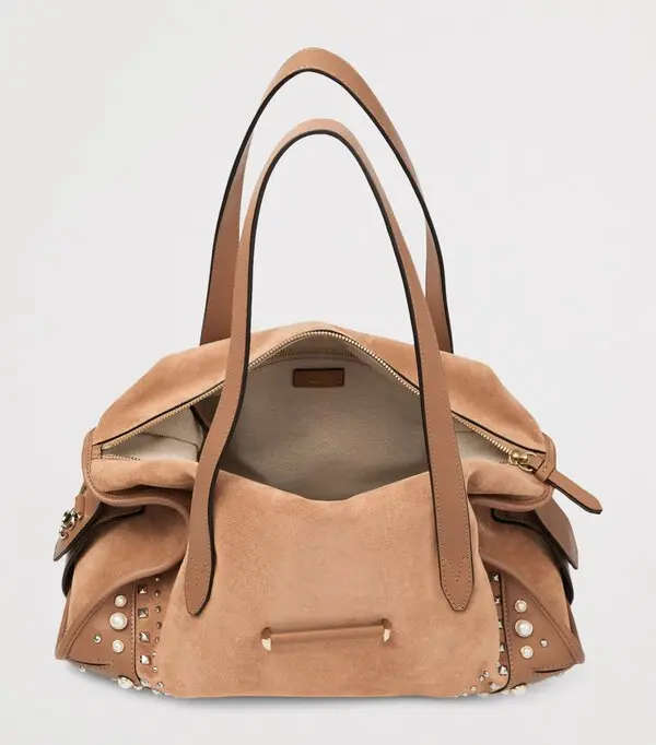 JIMMY CHOO Suede Bar Holdall