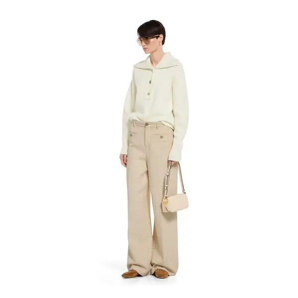 Gucci S Jordaan Gg Suede Loafer - Brown