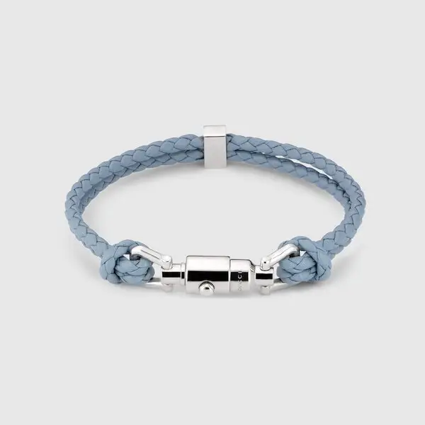 Gucci Braided Bracelet With Piston Detail - One-color