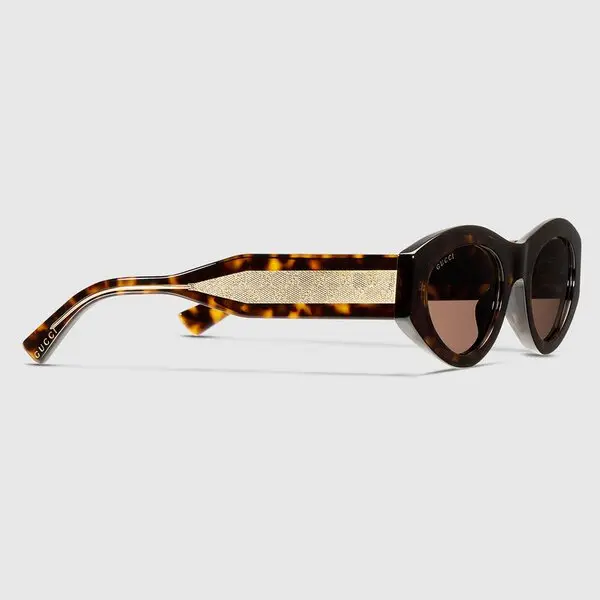 Gucci Oval Frame Sunglasses