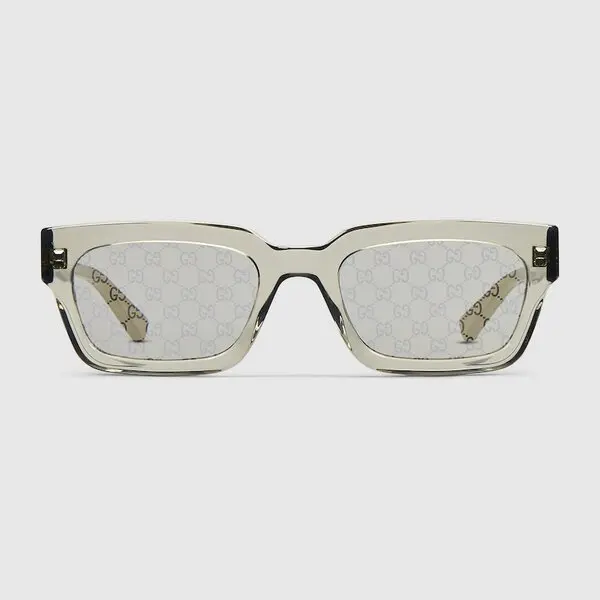 Gucci Rectangular Frame Sunglasses - Black