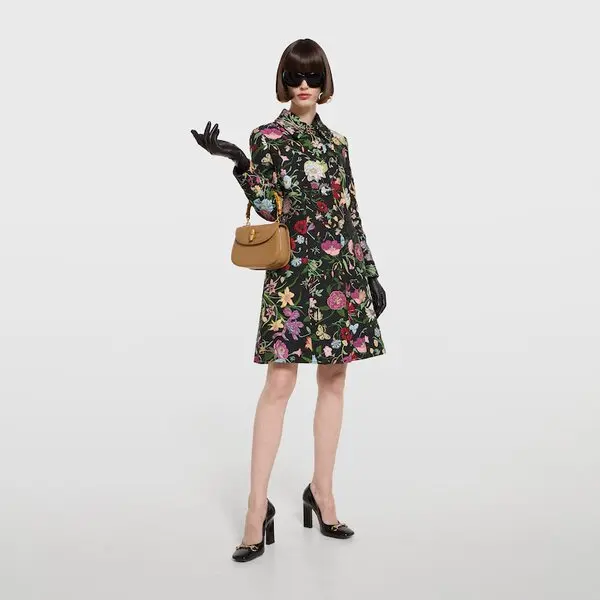 Gucci Bamboo 1947 Small Bag In Leather - Beige