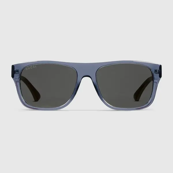 Gucci Square Frame Sunglasses - Blue