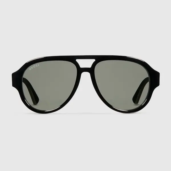 Gucci Pilot Sunglasses - Black
