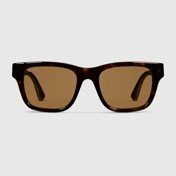 Gucci Square Frame Sunglasses - Beige