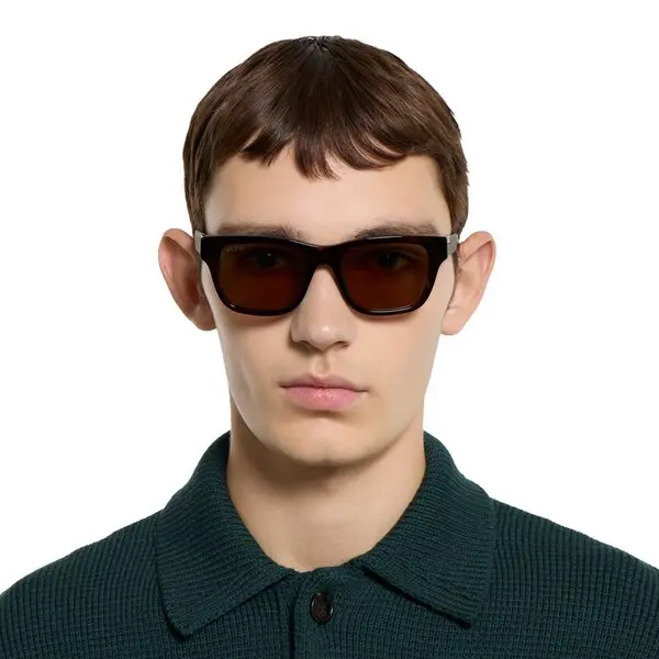 Gucci Square Frame Sunglasses - Beige