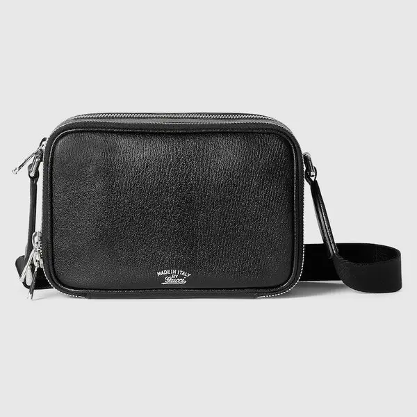 Gucci Lira Mini Leather Bag - Black