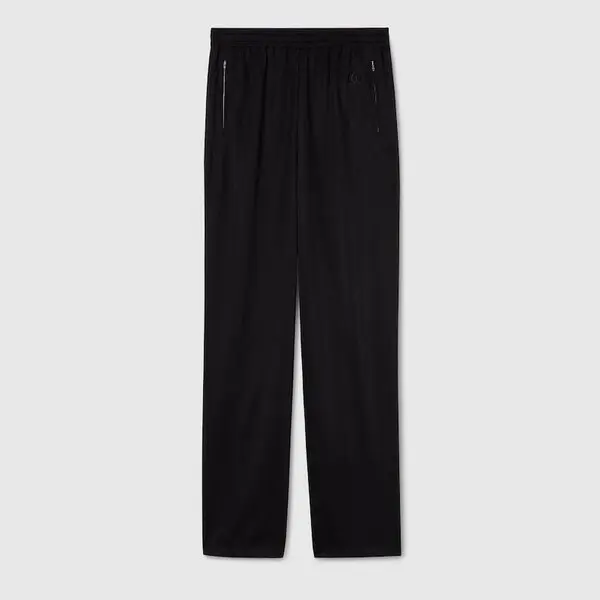 Gucci Jersey Leisure Pants With Double G Embroidery