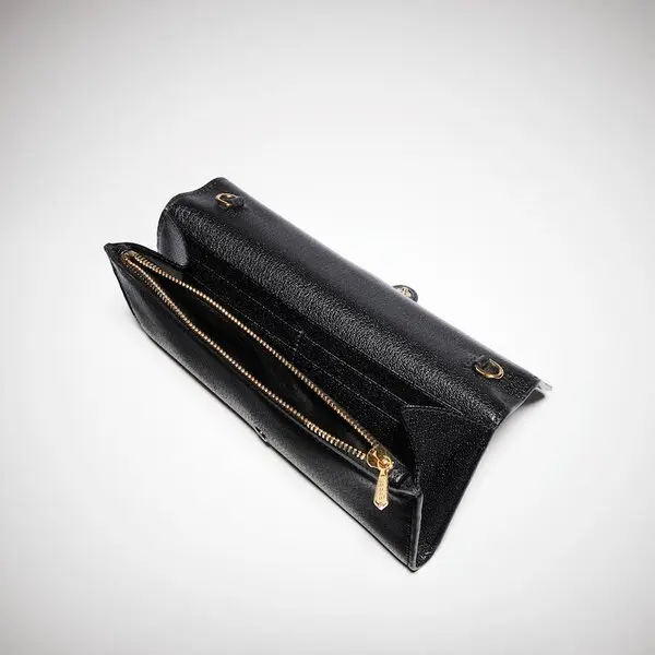 Gucci Jackie Wallet On Chain Leather - Black