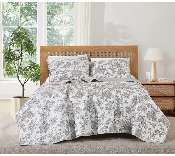 BROOKLYN LOOM Mila Floral Twin/txl 2 Piece Quil T Set - One-color