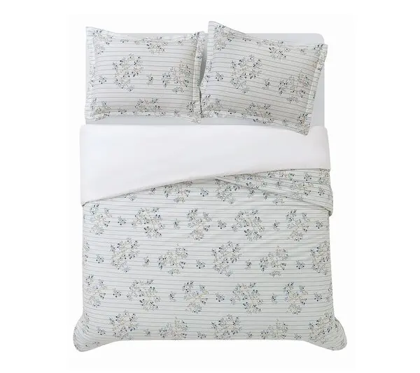 COTTAGE CLASSICS Emma Floral Twin/txl Comforter Set