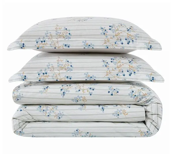 COTTAGE CLASSICS Emma Floral King Comforter Set