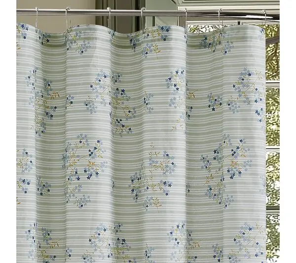 COTTAGE CLASSICS Emma Floral Shower Curtain