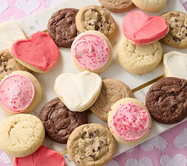 CHERYL'S 30 Piece Valentine's Day Cookie Classics - One-color