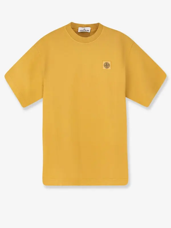 Stone Island Organic Cotton Tshirt - Yellow