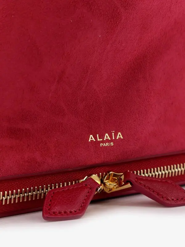 Alaïa Le Pochon Suede Crossbody Bag