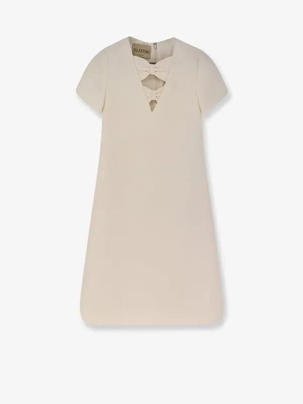 Valentino Garavani Virgin Wool And Silk Mini Dress