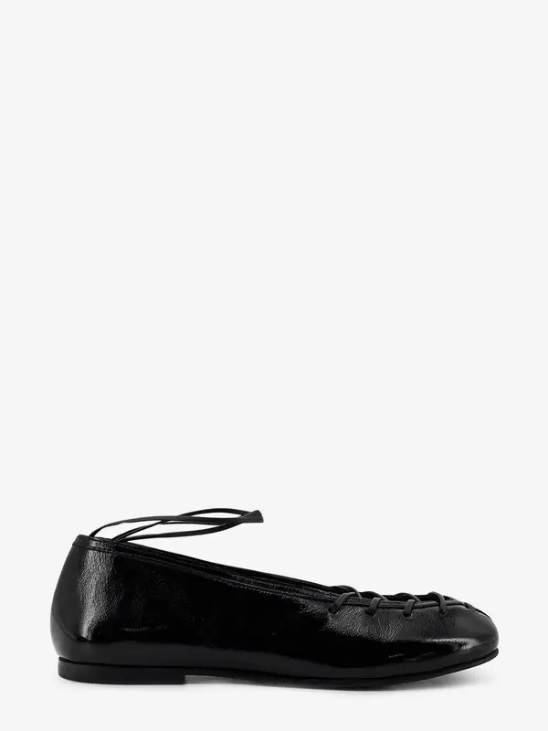 ALOHAS Bumi Patent Leather Lace-up Flats