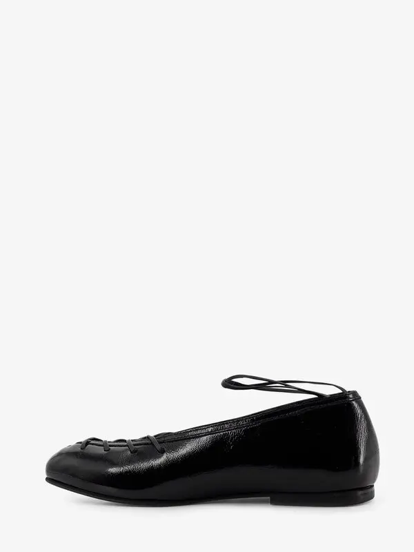 ALOHAS Bumi Patent Leather Lace-up Flats