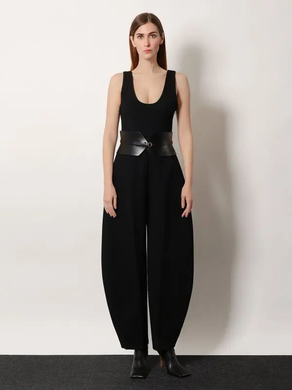 Alaïa Round Virgin Wool Jumpsuit