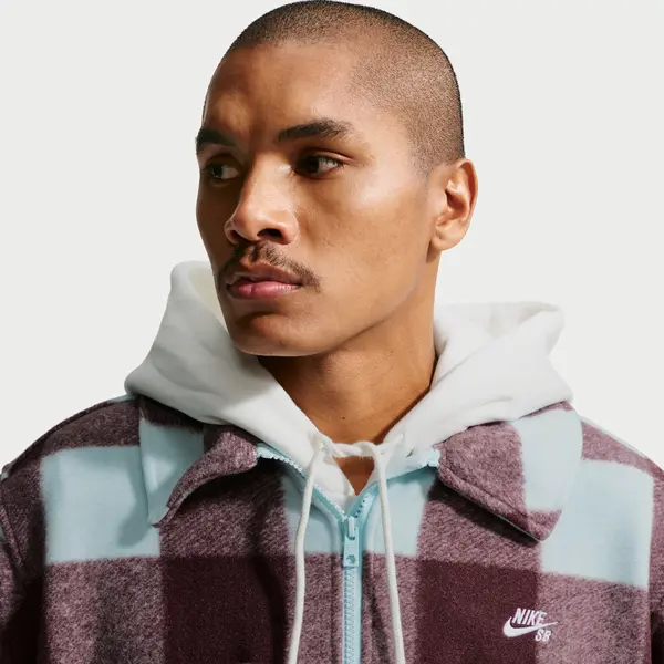 Nike Essential Skate Shirt Jacket - Blue