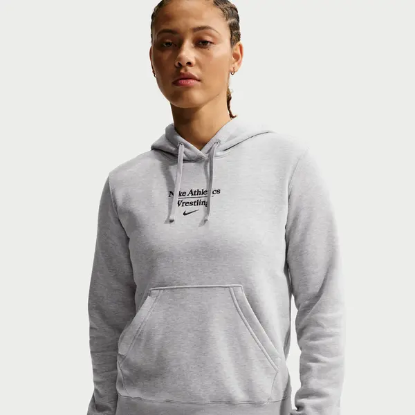 Nike Wrestling Pullover Hoodie - Grey