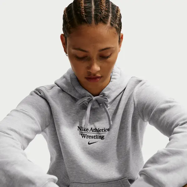 Nike Wrestling Pullover Hoodie - Grey