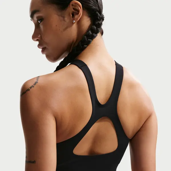 Nike Universa Medium-support Padded Sports Bra - Black