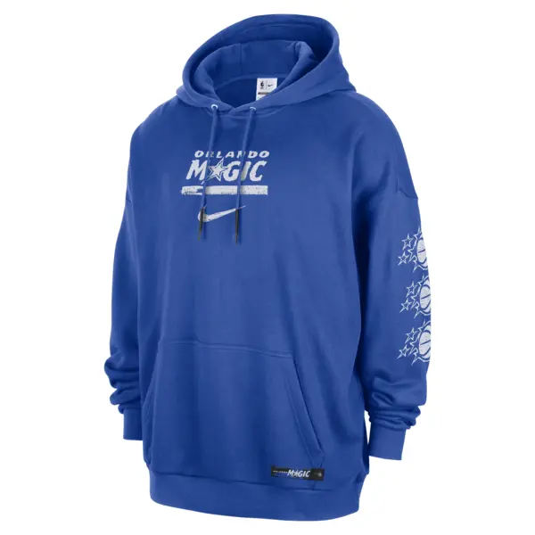 Nike Orlando Magic Courtside Jordan Nba Club Premium Pullover Hoodie - Blue