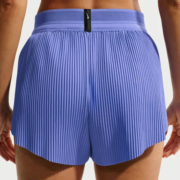 Nike Aeroswift Dri-fit Adv Mid-rise 3" Brief-lined Running Shorts - Blue