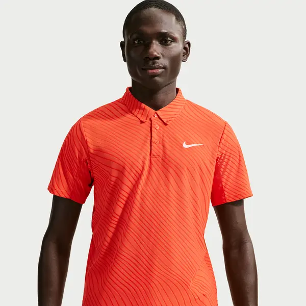 Nike Court Slam Dri-fit Adv Tennis Polo - Orange