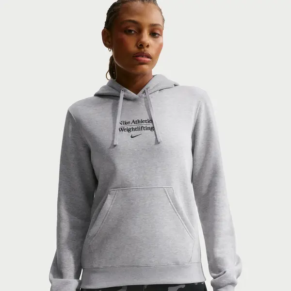 Nike Weightlifting Pullover Hoodie - Grey