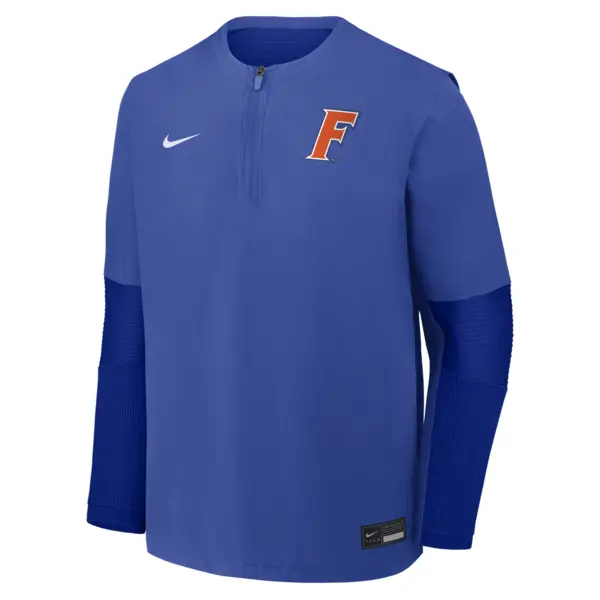 Nike Florida Dugout Dri-fit College 1/4-zip Long-sleeve Windshirt - Blue