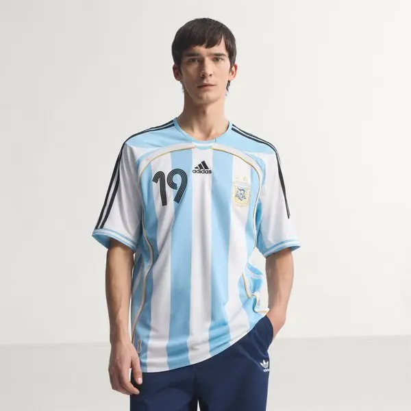 Adidas Argentina Home Jersey 2006 Messi Edition - White