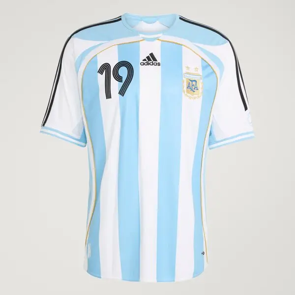 Adidas Argentina Home Jersey 2006 Messi Edition - White