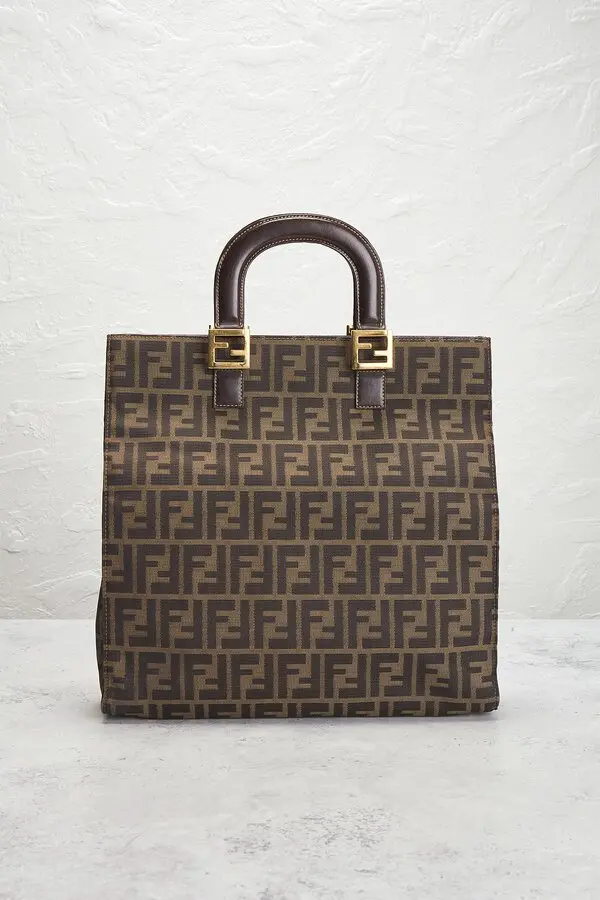 Fendi Ff Zucca Shopper Tote Bag