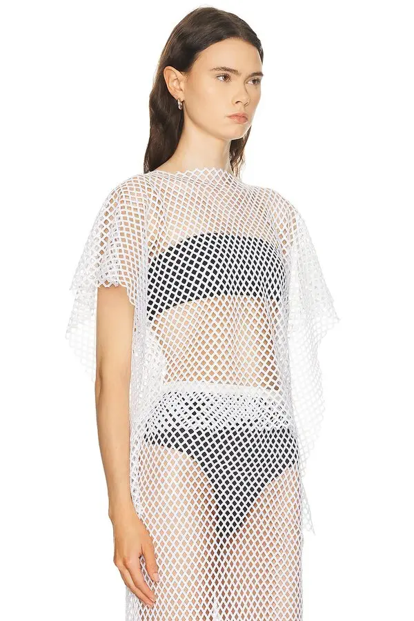 SEV Sequin Mesh Top