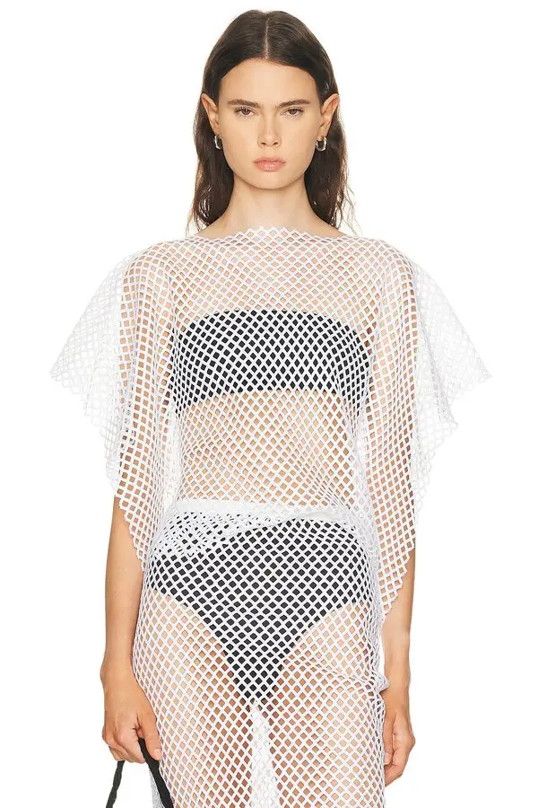 SEV Sequin Mesh Top