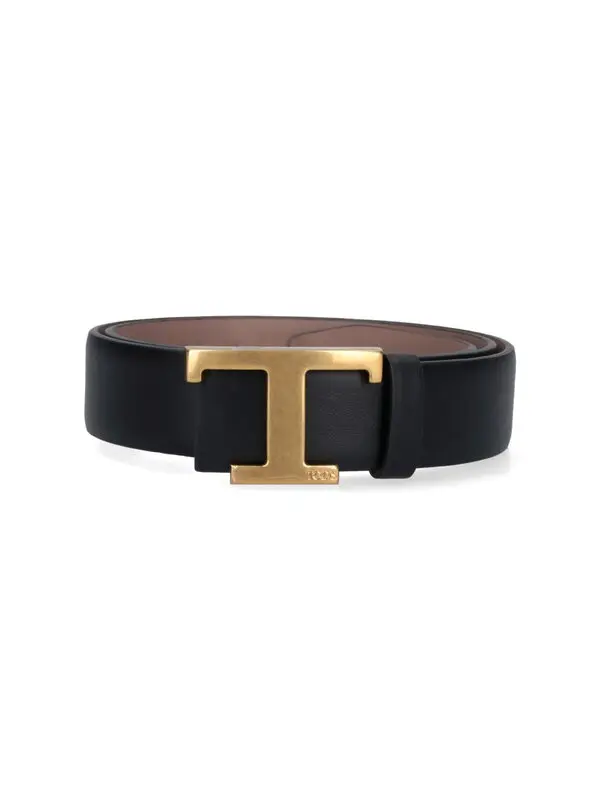 TOD'S T-timeless Reversible Belt - Black