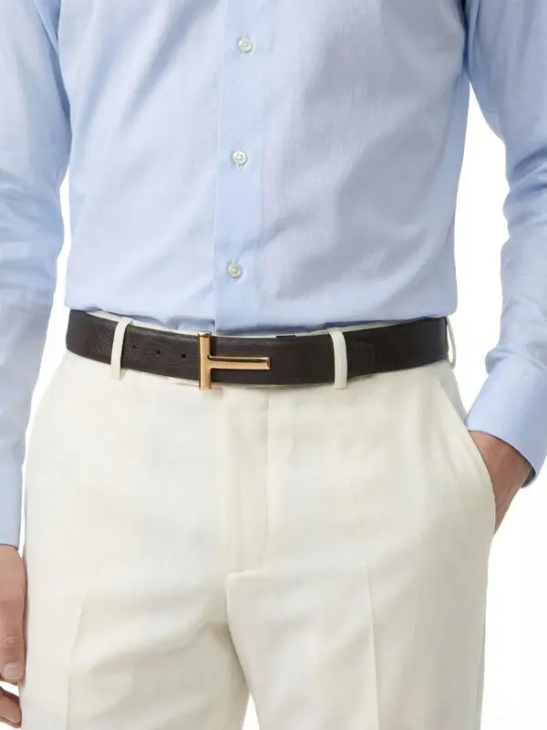 TOM FORD T Icon Belt - Brown