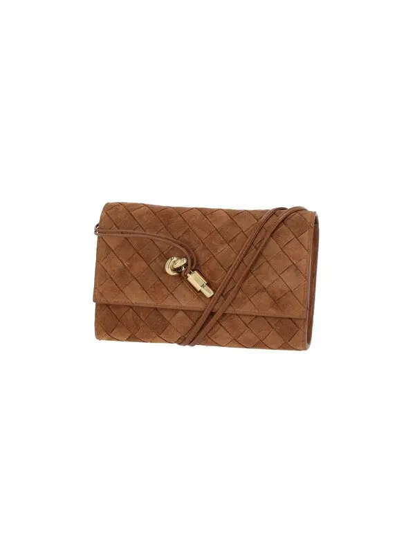 Bottega Veneta Andiamo Mini Clutch - Brown
