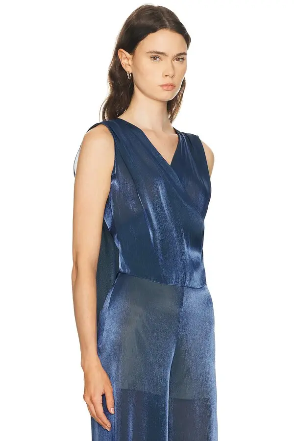 SEV Wrap Drape Top