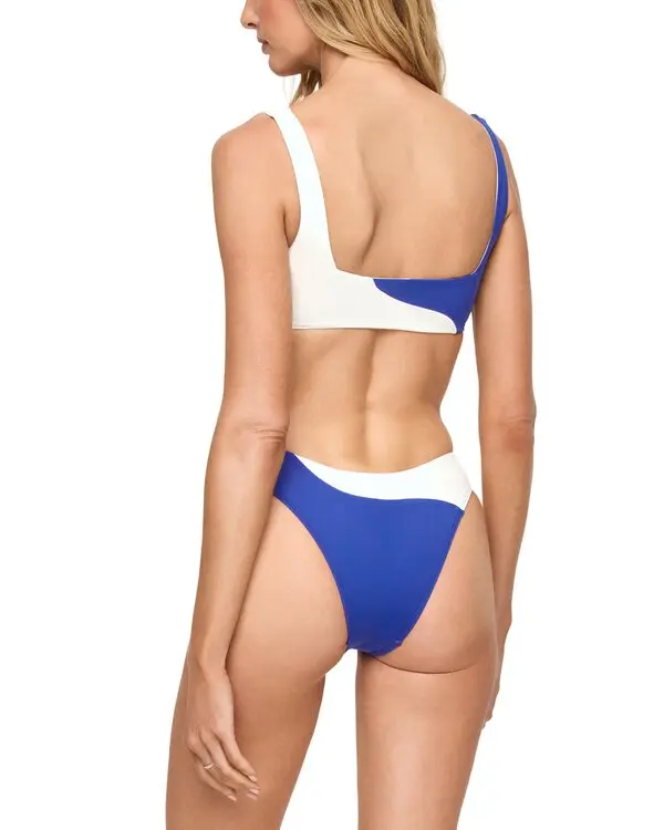 L*Space Rami Colorblocked Bikini Bottom - Nebula/cream