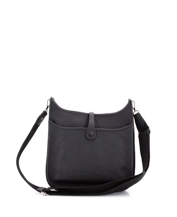 Hermès Pm Evelyne Bag Gen Iii Clemence - Black