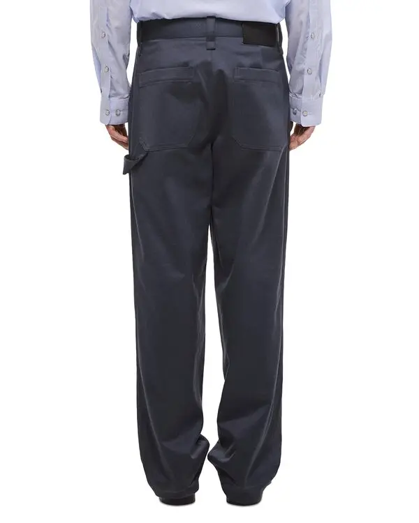 Helmut Lang Relaxed Fit Chino Pants - Slate Blue