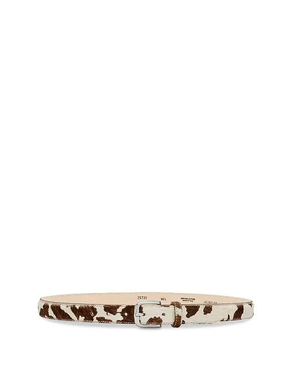 AUREUM No. 14 Belt - Cow/silver