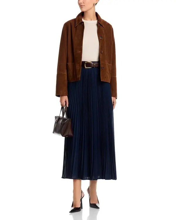 Michael Kors Pleated Maxi Skirt