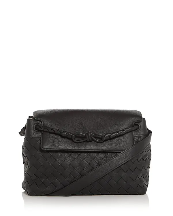 Bottega Veneta Andiamo Intrecciato Leather Shoulder Bag - Multipatch