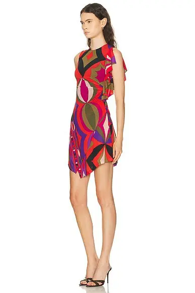 Emilio Pucci Printed Viscose Mini Dress