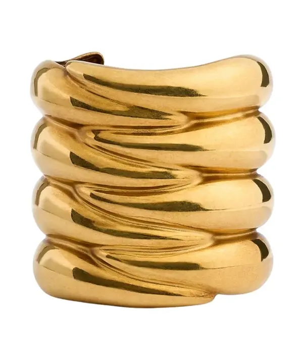 Khaite Cyclone Bracelet - Antique Gold